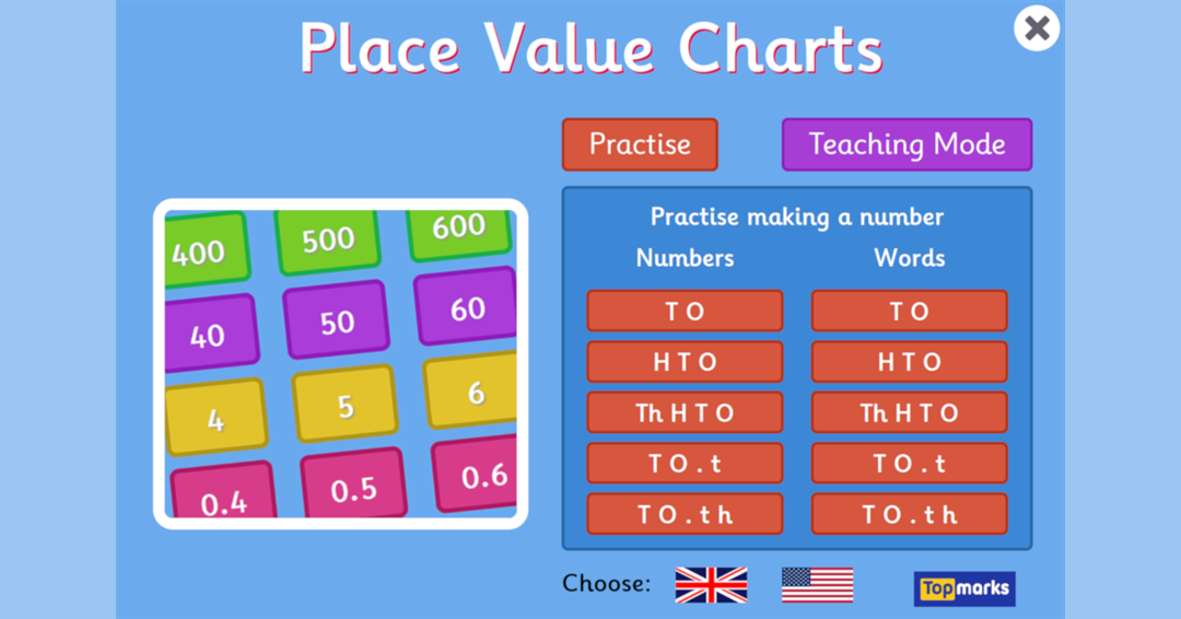 Number Games for Key Stage 3 children