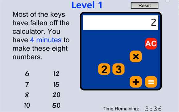 Problem Solving Games for Key Stage 2 children