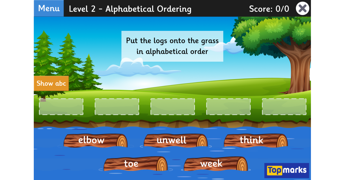 Alphabetical Ordering Alphabetical Ordering