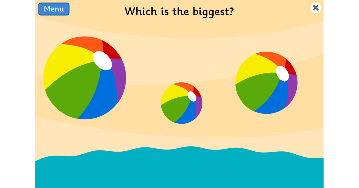 Let's Compare - Early Years Size Comparison Game