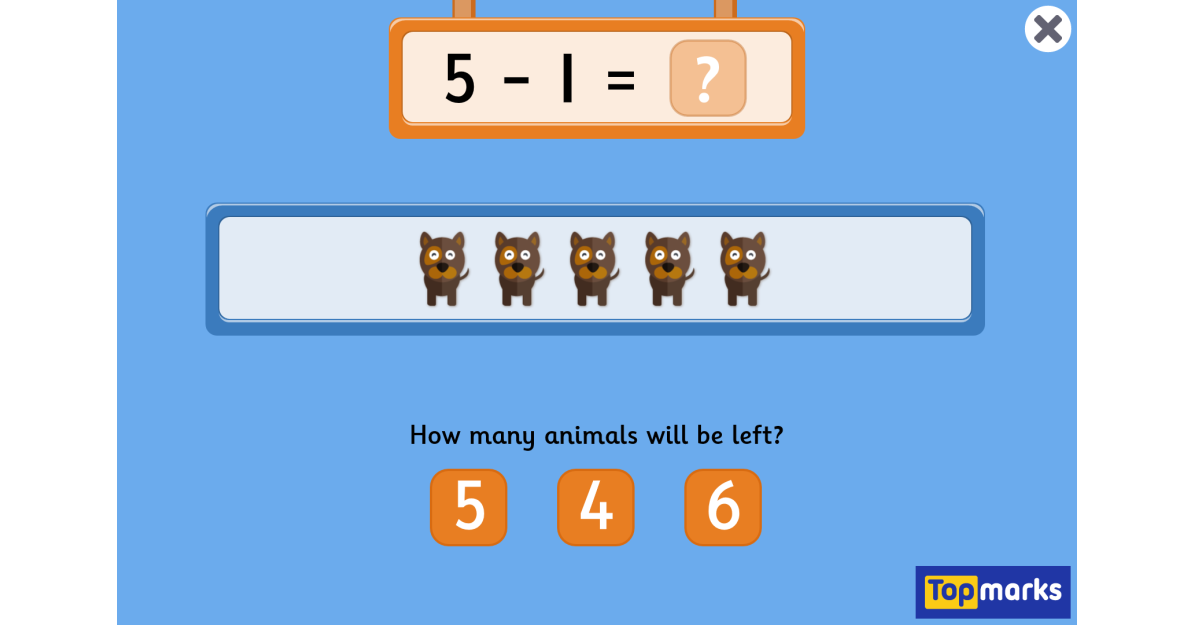 Subtraction To 10 Subtraction To 10